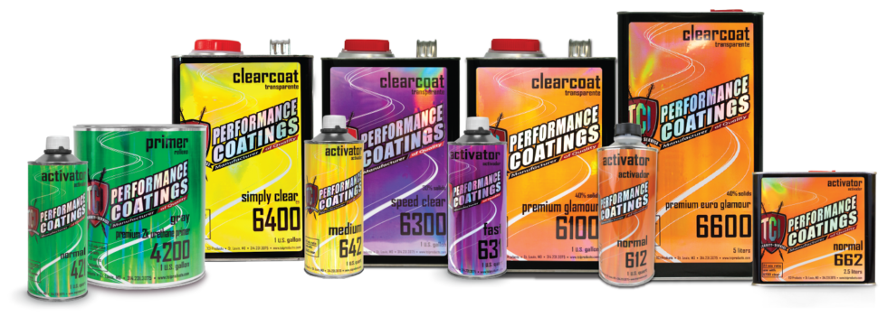 CLEAR COATS, PRIMERS & ACTIVATORS - TCI Products